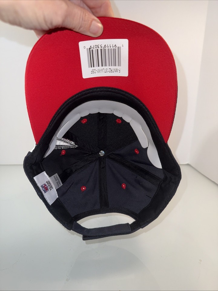 Houston Texans RWB w Bull Logo on Navy RWB Accent Hat Cap NFL Team Hook ...