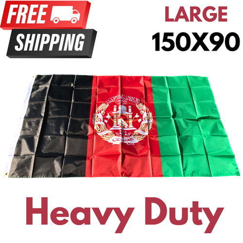 Large Afghanistan Islam Flag Outdoor Indoor Heavy Duty 150X90cm ...