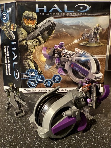 Halo Mega Blocks Covenant Brute Chopper 96845 With Box And Instructions ...