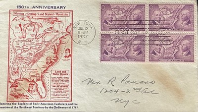 Kapner 795-26 Northwest Ordinance Sesquicentennial NYC | eBay
