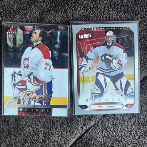 Yann Danis 2 Card NHL Ice Hockey Trading Card Lot Canadiens Ultra ...
