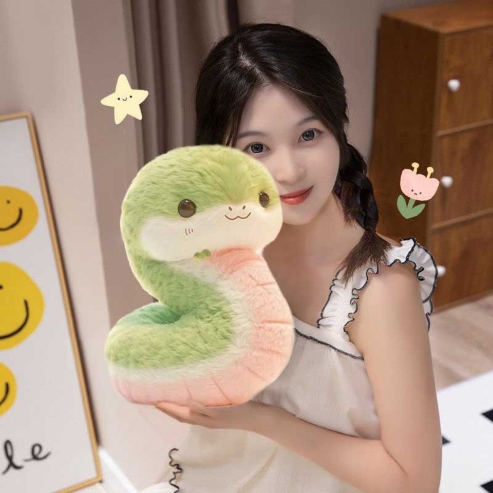 25cm Little Snake Plush Toy Emulational Comfort Doll Snake Rag Doll ...