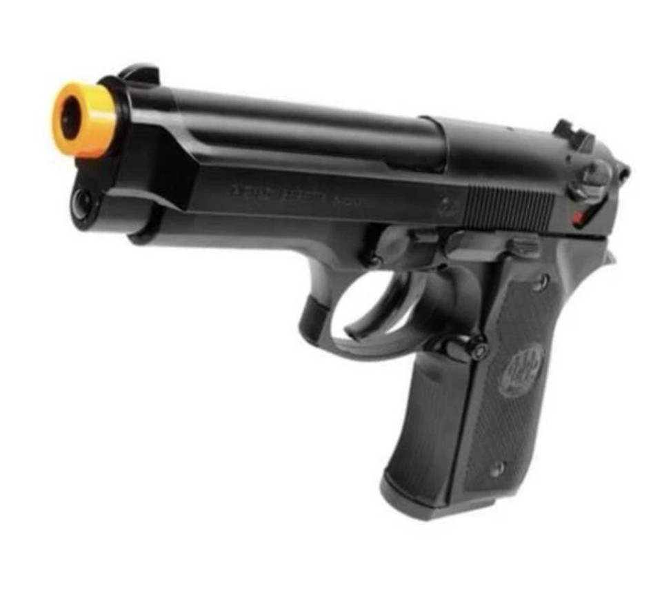 Umarex Beretta 92FS Spring Airsoft Pistol,6mm cal,12 Round, Black ...