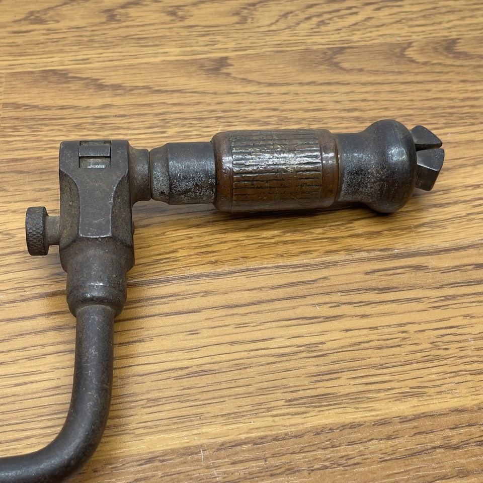 Vintage Lakeside 13 Inch Ratcheting Hand Drill Bit Brace Auger Tool ...