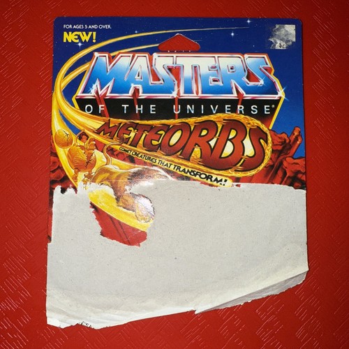 Scarce! Rare Vintage MOTU Astro Lion Figure Meteorbs Cardback Original ...
