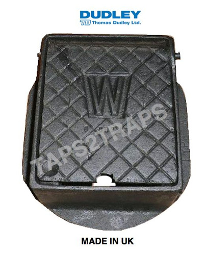 CAST IRON STOP COCK STOPCOCK BOX WATER METER INSPECTION COVER 6" X 5 ...