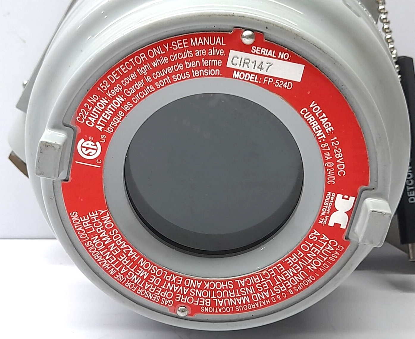 Detcon 965-525420-100 FP-524D Lel Catalytique Perle Détecteur de Gaz | eBay