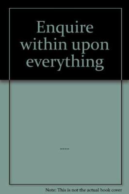 Enquire within Upon Everything by ---- 0214668584 FREE Shipping | eBay.de