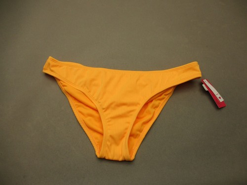 NWT XHILARATION Size XL Womens Orange Stretch Cheeky Mid Rise Bikini ...