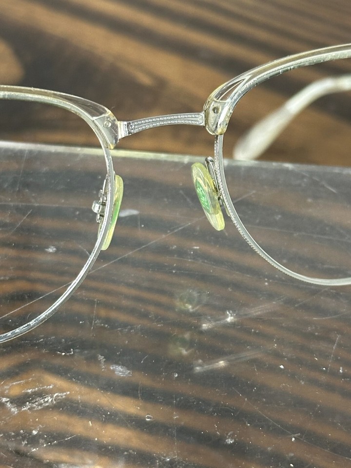 Ray-Ban Optics RB6396-2936 Mens Polished Silver Half Rim Square ...