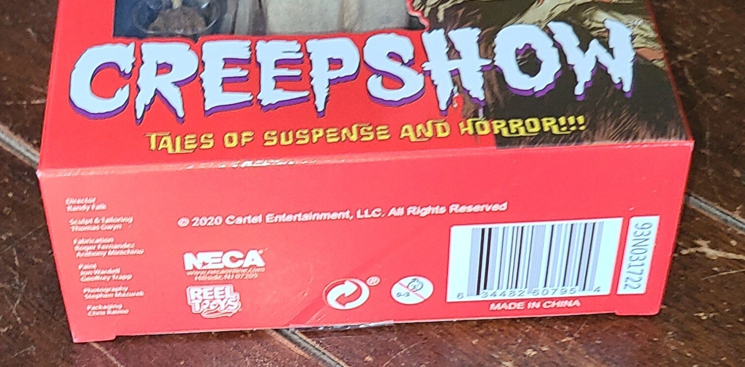 NECA Creepshow: the Creep Action Figure w/Skull, Lantern, Comic Book ...