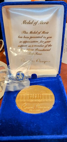 Ronald Reagan Medal of Merit Republican Presidential Task Force Coin ...