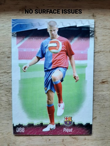 2008 2008-09 Mundicromo GERARD PIQUE Barcelona 1st Year Card #68 ROOKIE ...