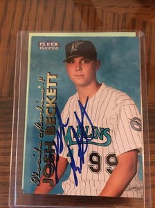Josh Beckett Autographed Rookie Baseball Card | eBay