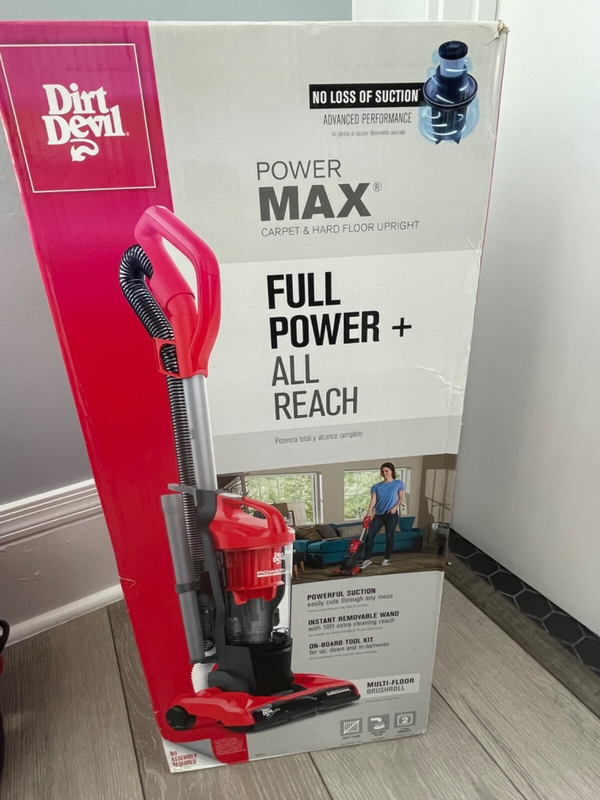 Dirt Devil Power Max Compact Upright Vacuum Cleaner - Red | eBay