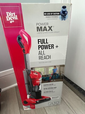 Dirt Devil Power Max Compact Upright Vacuum Cleaner - Red | eBay