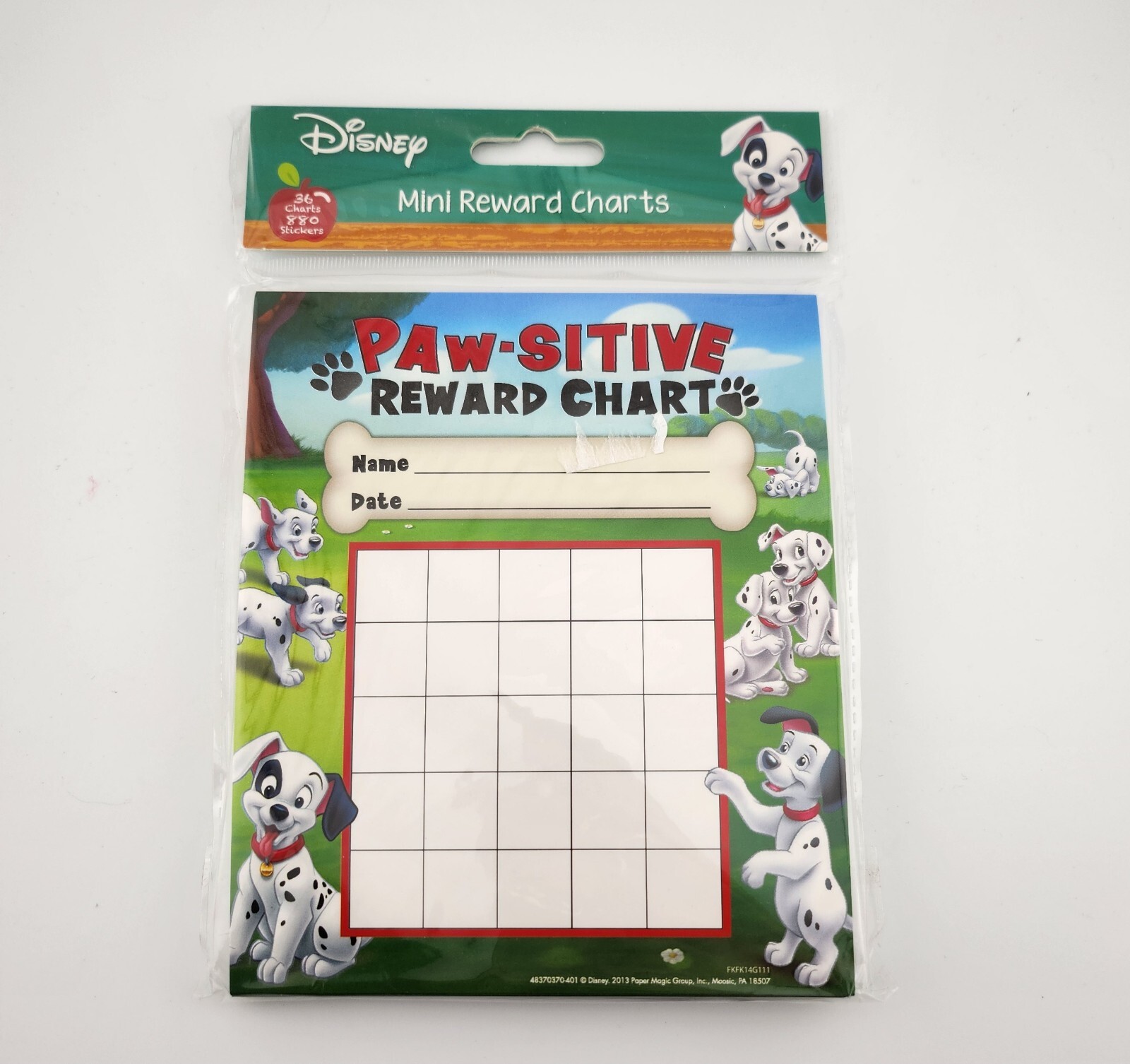 101 Dalmatians Paw-Sitive Mini Reward Charts with Stickers Package of ...
