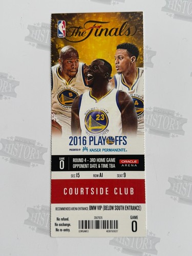 2016 NBA Finals Game 5 Ticket Warriors Cavaliers LeBron James Curry | eBay