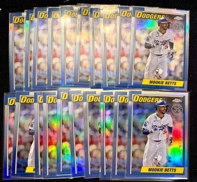 2025 Topps Chrome Mookie Betts 1990 Topps Insert 20-Card Lot (#90CB-8 ...