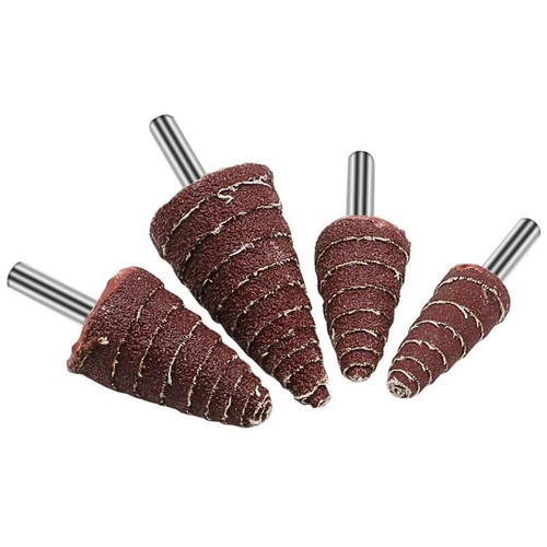 80# Sanding Head Sandpaper Flap Wheels Tapered Cone Grinding Head 2021 ...