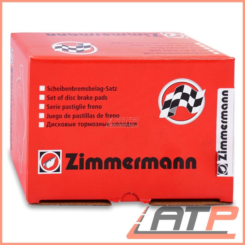 ZIMMERMANN 23982.180.2 BRAKE PAD SET BENDIX BOSCH BRAKING SYSTEM FRONT ...