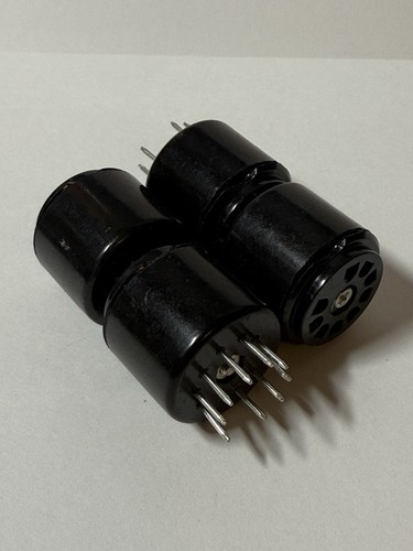 *USA STOCK* 4x VACUUM TUBE 9 PIN SOCKET SAVER 12AX7 ECC83 EL84 6CA4 ETC ...