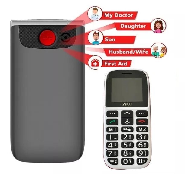 Big Button Mobile Phone for Elderly, Easy-to-Use, SOS, Dual Sim, Brand ...