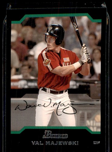 2004 BOWMAN DRAFT PICKS & PROSPECTS VAL MAJEWSKI BALTIMORE ORIOLES # ...