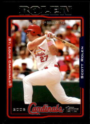 Scott Rolen Card 2005 Topps Black #620 | eBay