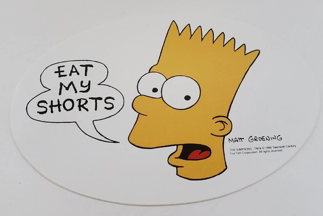 Bart Simpsons Eat My Shorts