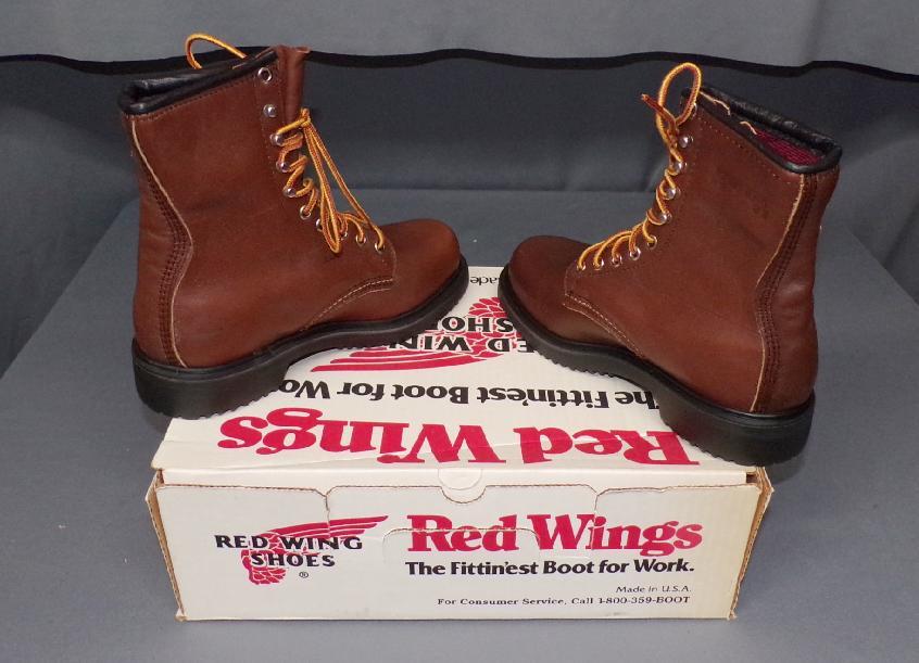 USA RED WING 1212 ROUND SOFT TOE WORK DAILY BOOT MULTIPLE SIZES IN ...