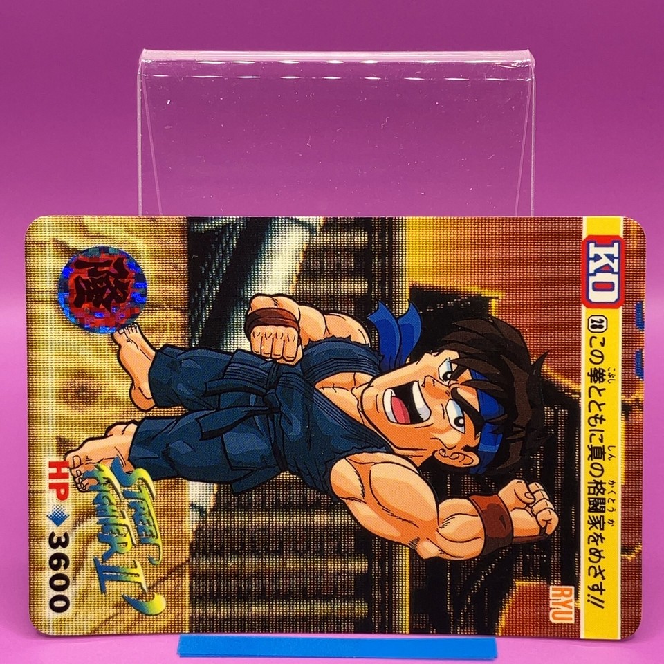 Ryu Street Fighter Carddass TCG Game Trading Card SFC SNES SS PS DC ...