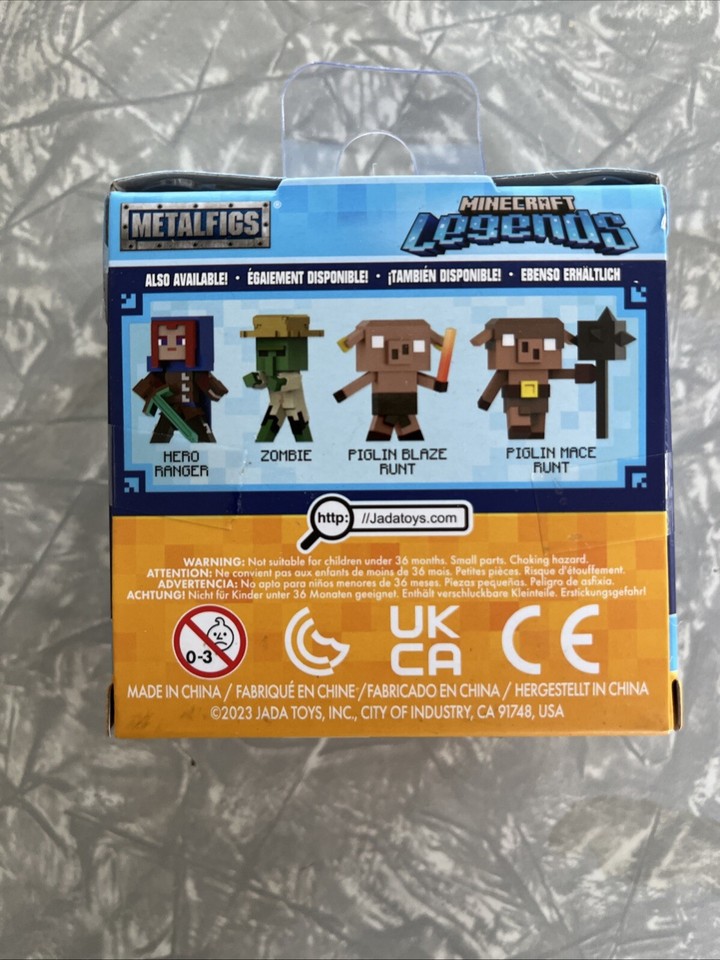 JADA METALFIGS MINECRAFT LEGENDS Die-Cast 2.5” Figure Piglin Blaze Runt ...