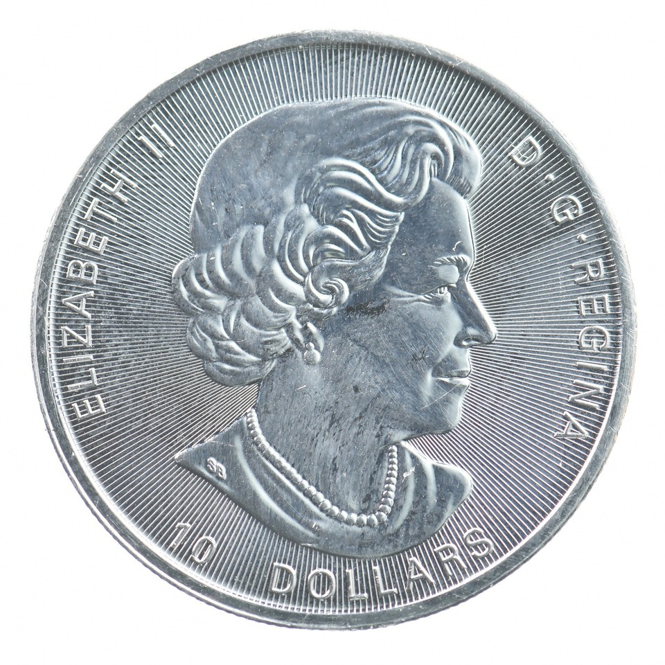 2022 Canada 10 Dollars 2 Oz. Silver Maple Leaves World Coin- Silver ...