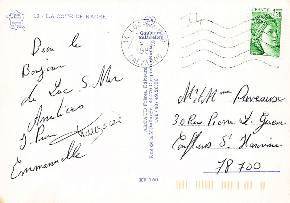 14 LUC SUR MER LA COTE DE NACRE | eBay