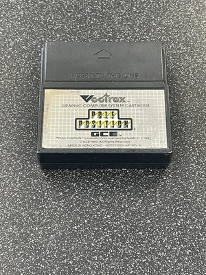 Vectrex Original Pole Position Game Cartridge 1983 No Box or Overlay | eBay