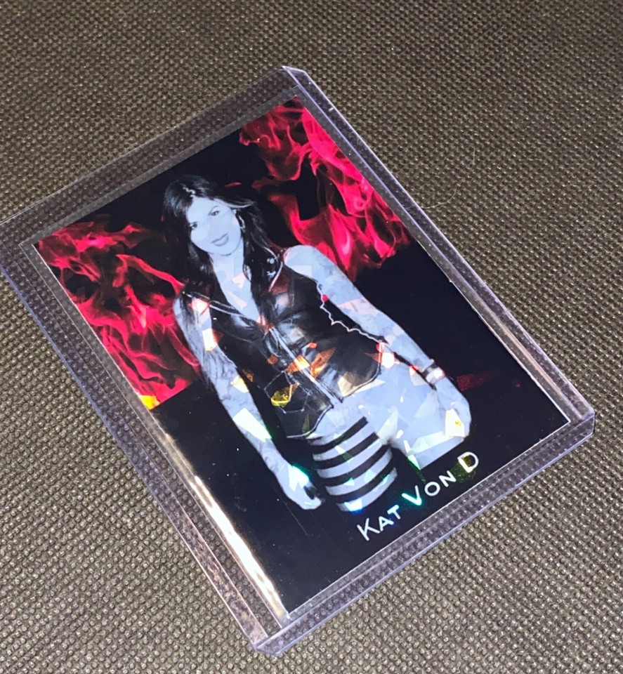 Kat Von D Custom Holofoil Refractor Card | eBay