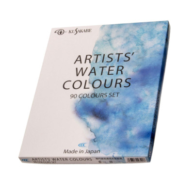 Kusakabe Transparent Watercolors Artists water colors 90 colors set 5ml ...