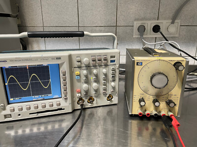 HP Agilent 204D NF Sinus Oscillator 10 Hz - 1MHz mit Drehkondensator ...