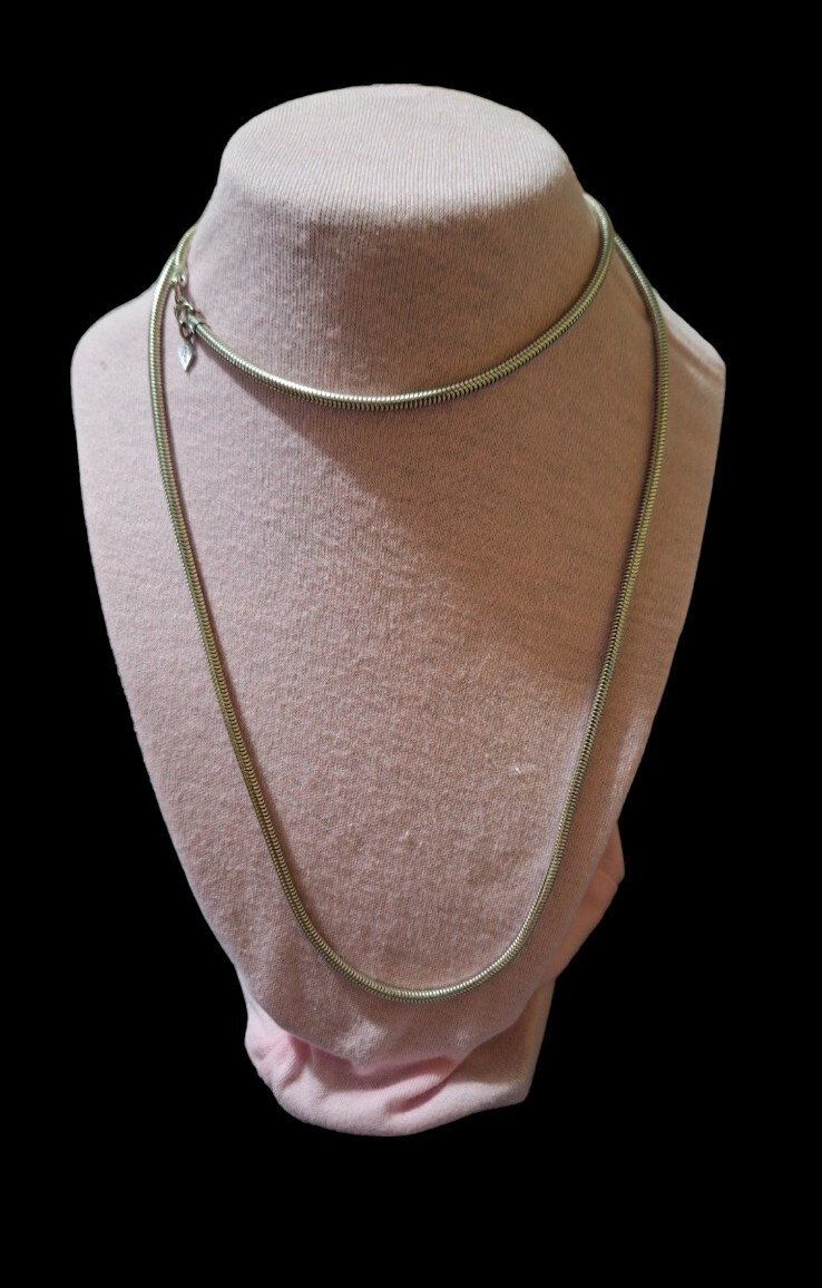 Vintage Signed Sarah Cov (Coventry) Silver Tone Chain Necklace - 36" | eBay