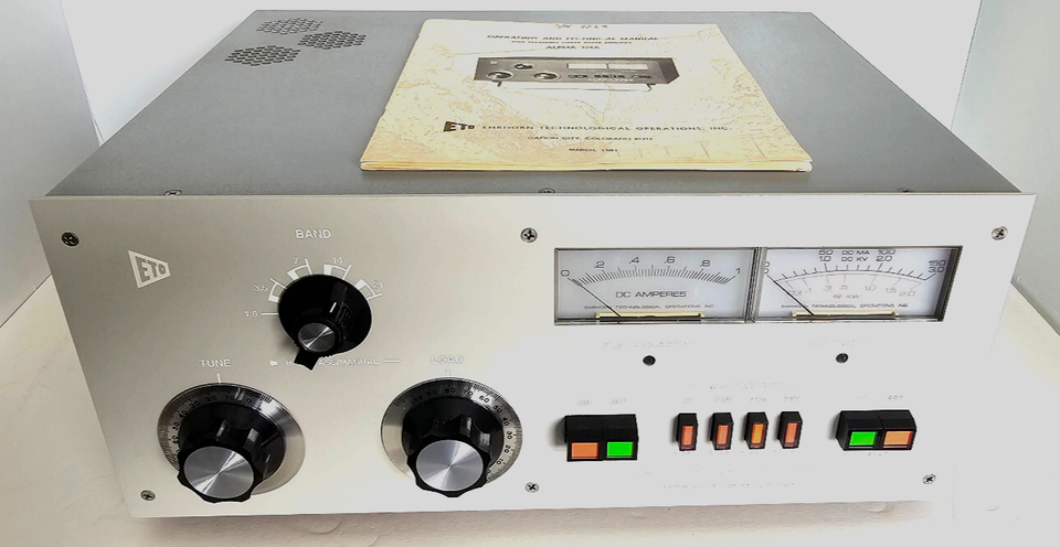 ETO ALPHA 374A HF Amplifier 3 tube model with Bandpass feature. | eBay
