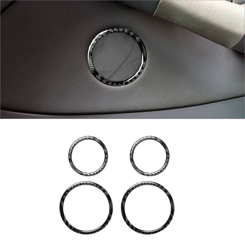 40Pcs For BMW 3 Series E46 1998-05 Carbon Fiber Full Interior Kit Cover ...