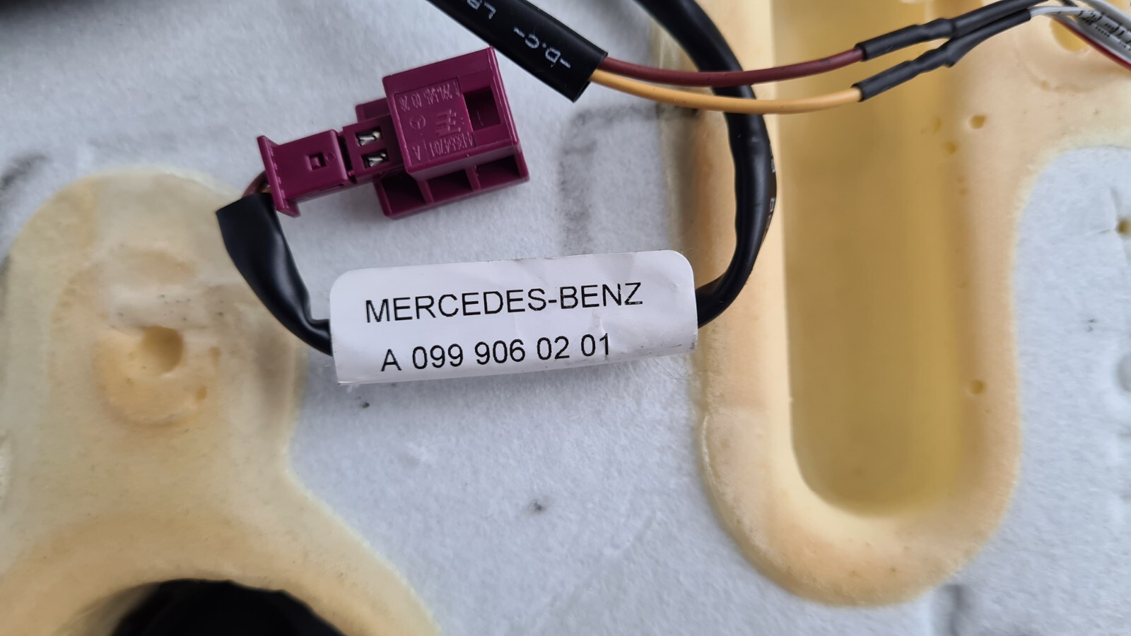 Orig. Mercedes W167 GLE Auflage Fahrerkissen Kabelsatz Seat Cushian ...