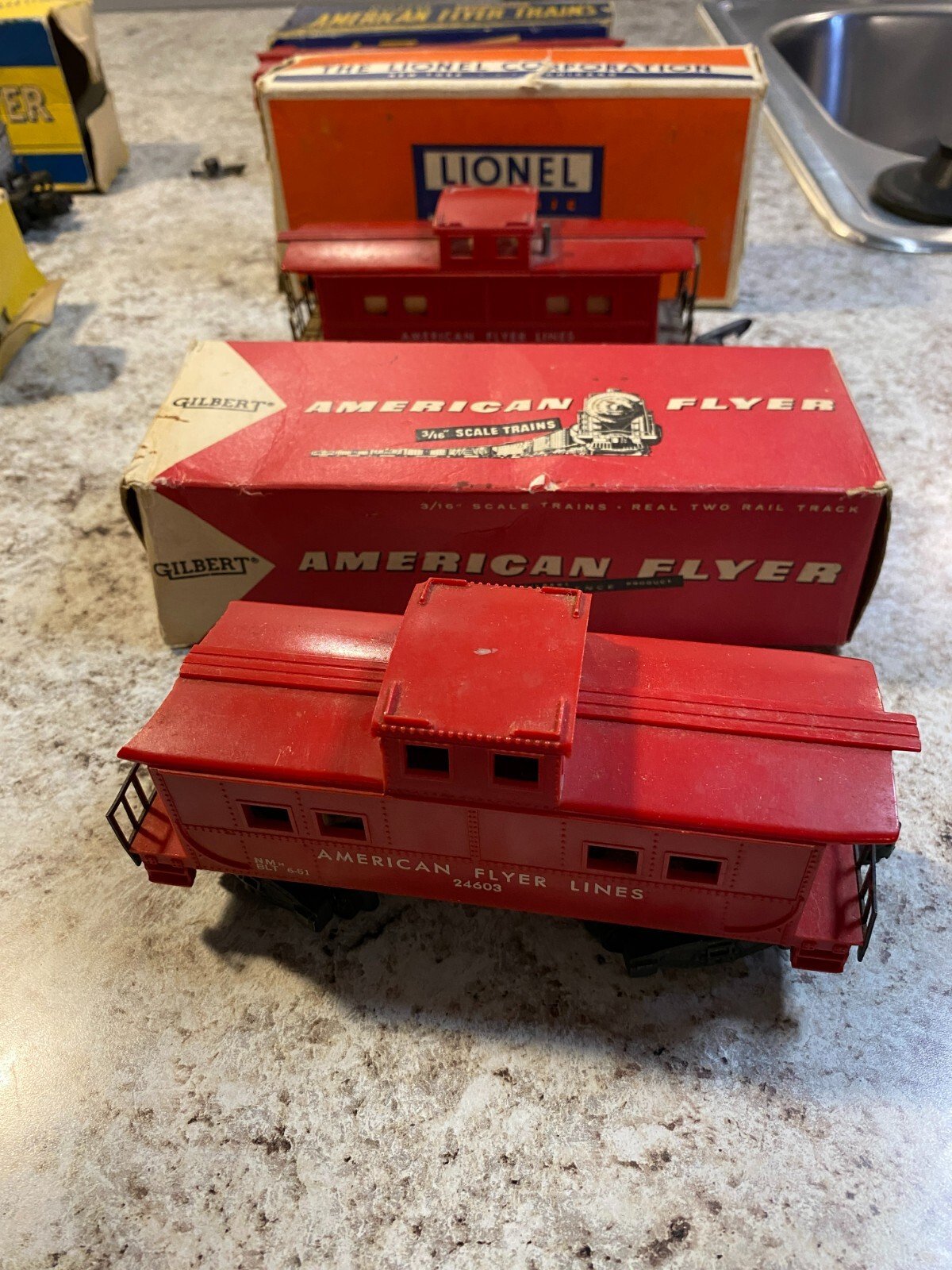American Flyer Gilbert Train Car Lot of 6 with boxes * Vintage * RARE ...
