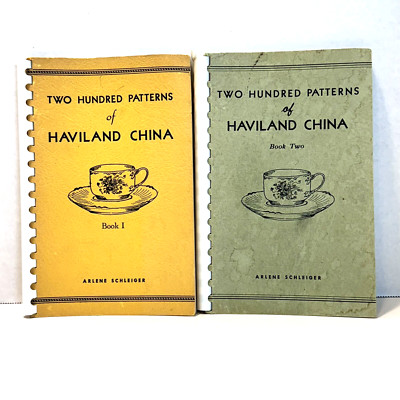 Two Hundred Patterns of Haviland China Books 1 and 2 by A. Schleiger ...