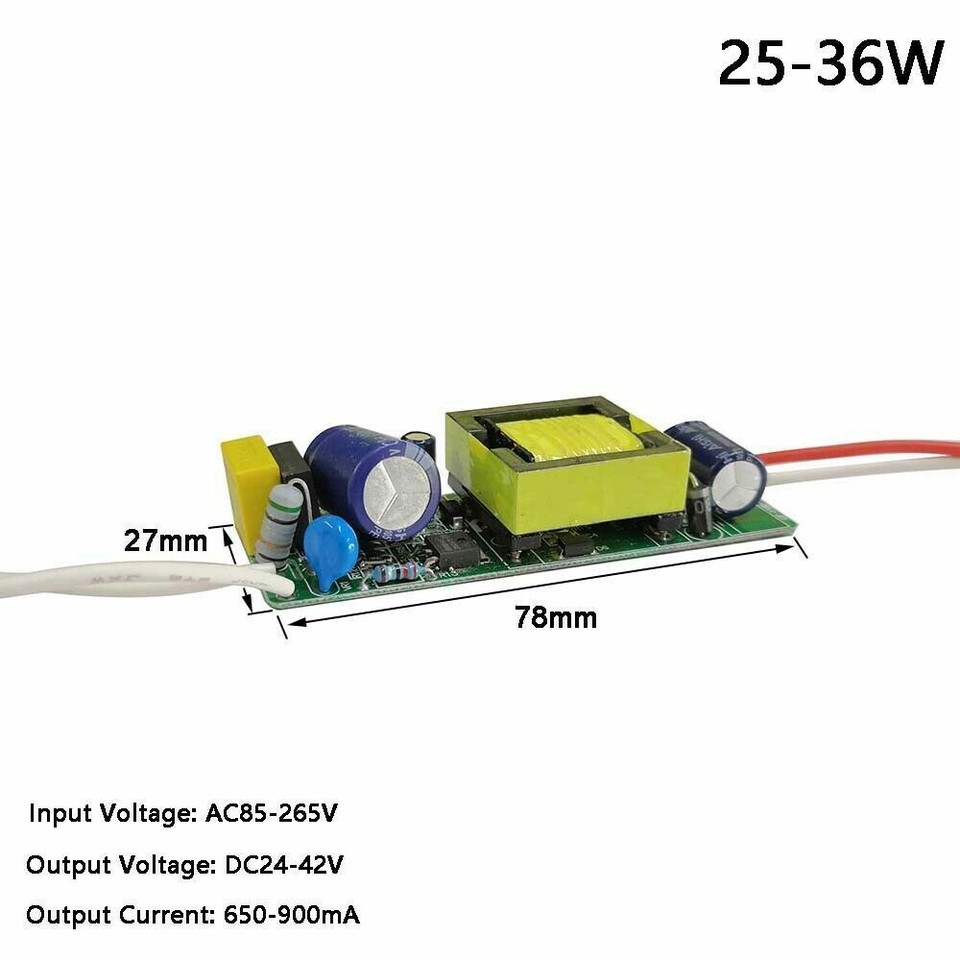 Led driver 300ma amp adapter power supply IC transformer 1-36W DC12V 1 ...
