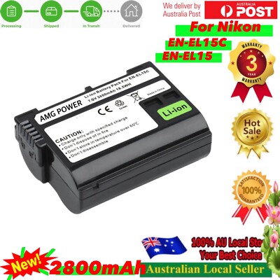 2800mAh PoA Battery For Nikon D7000 D7100 D7200 D7500 Z 5 Z5 Z 6 Z6 Z 7 ...