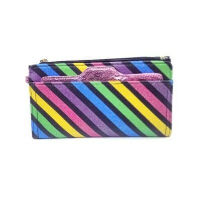 Beautiful Rainbow wallet Includes card holder insert | eBay