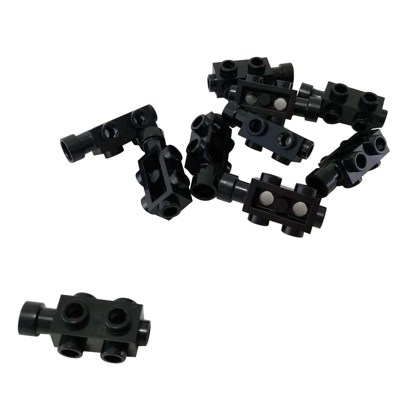 10 NEW LEGO Brick, Modified 1 x 2 x 2/3 with Studs on Sides Black | eBay