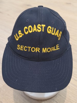 USCG Sector Mobile AL Blue Hat Cap Adjustable Fits Like Small Made in ...